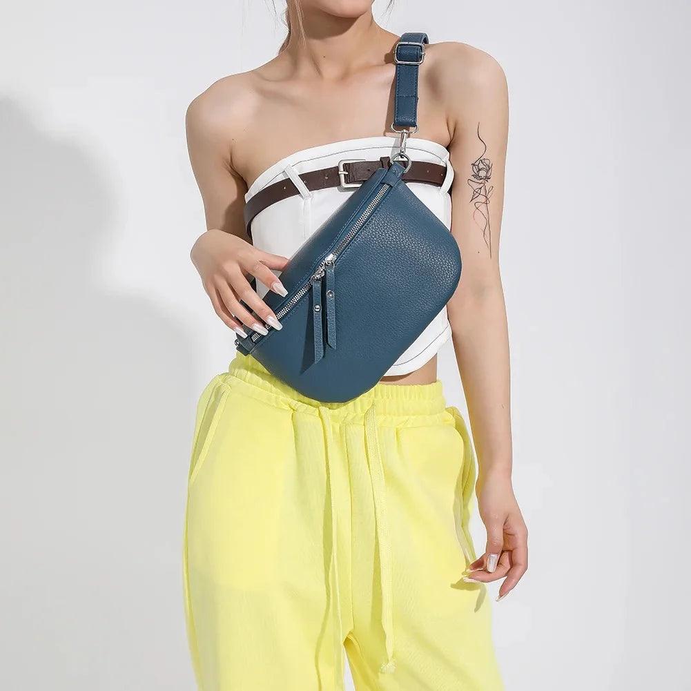 Pochete de Couro Transversal | Ban Anellimn